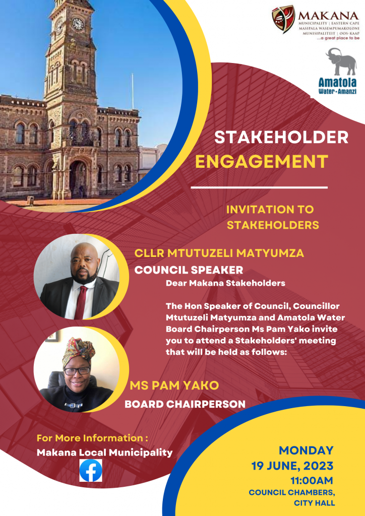 INVITATION: STAKEHOLDER ENGAGEMENT - Makana Website